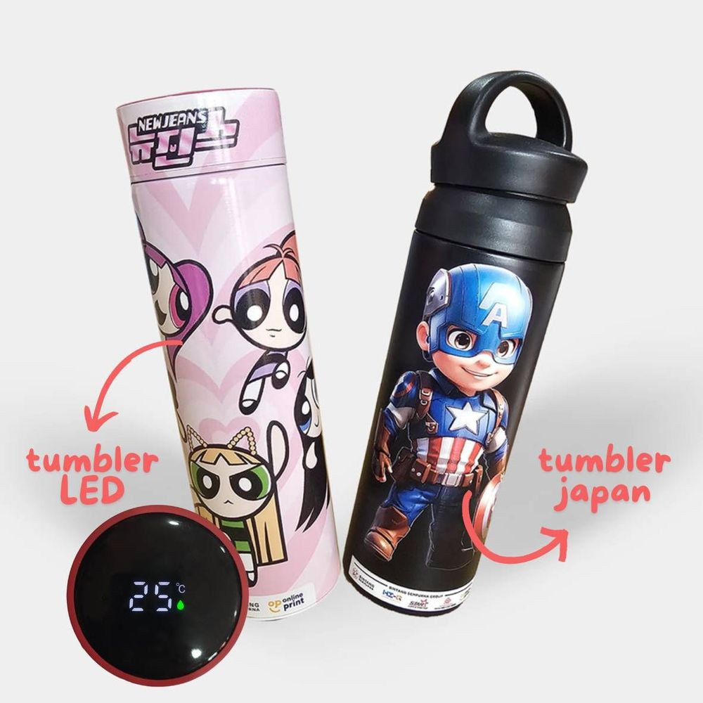 Jasa Cetak Tumbler UV di Jakarta, Desain Custom Berkualitas