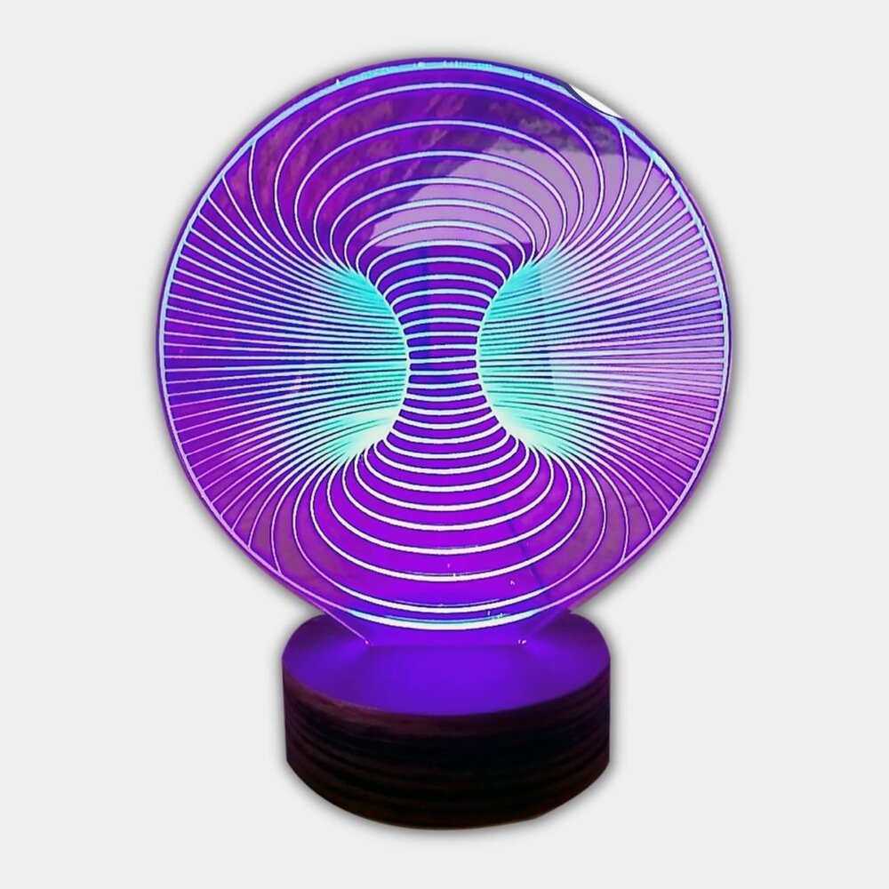 Candlelight 3D LED Lamp – Lampu Dekorasi Ruang Tamu Modern