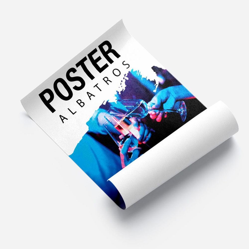 Jasa Pembuatan Poster Albatros Berkualitas, Hasil Tajam & Awet